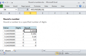 Excel ROUND function | Exceljet